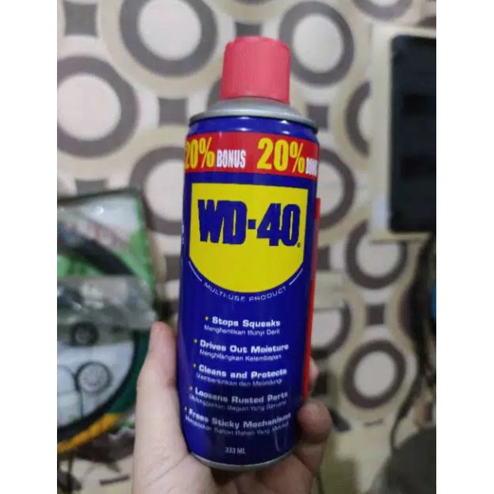 Jual WD40 333ml Cairan Pelumas Anti Karat Semprot 333 ml WD 40 | Shopee Indonesia