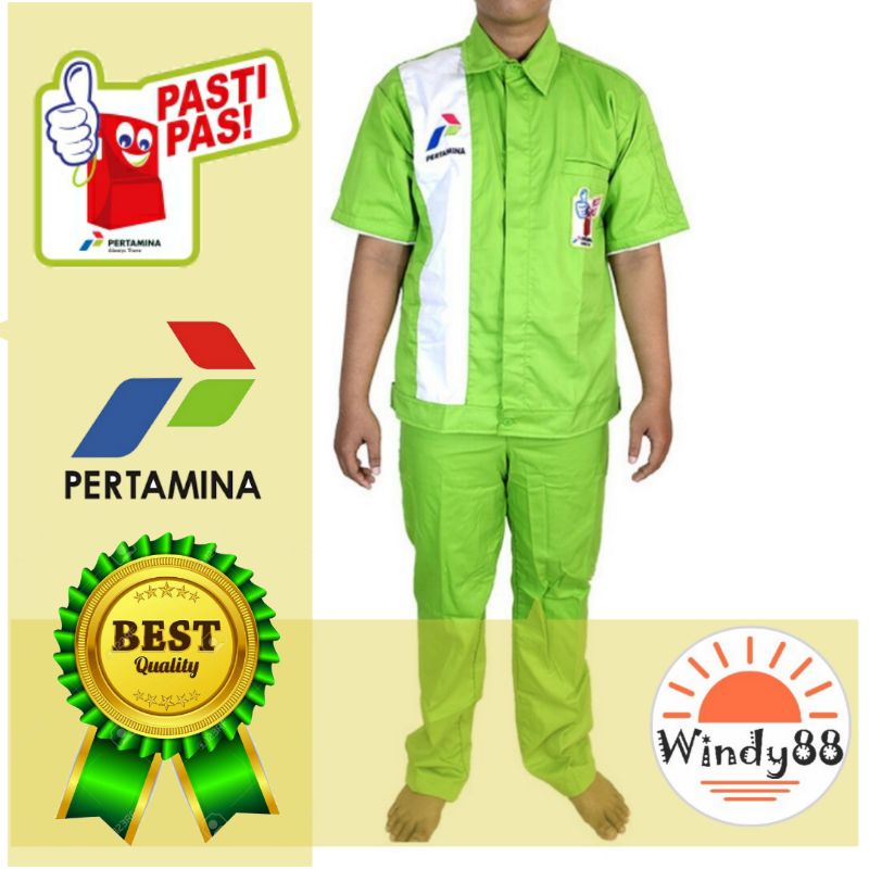 Jual Setelan Seragam Office Boy SPBU Pasti Pas Size S,M,L,XL,XXL,3XL ...
