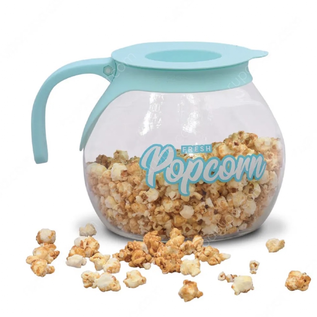 Jual Wadah Kaca Tempat Pembuat Masak Popcorn di Microwave Mangkuk Teko ...