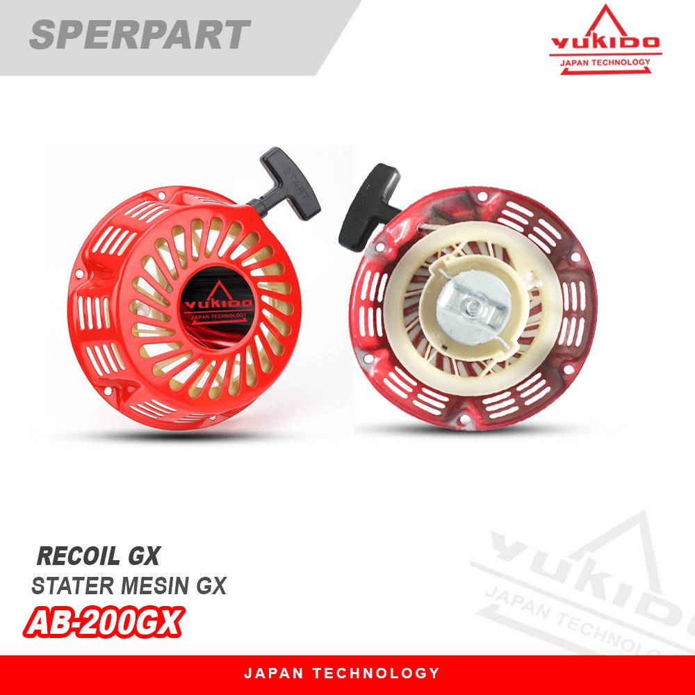 Jual Recoil Starter Selahan Recoil Starter Tarikan Engkol Mesin Penggerak Bensin GX160 GX200 ...