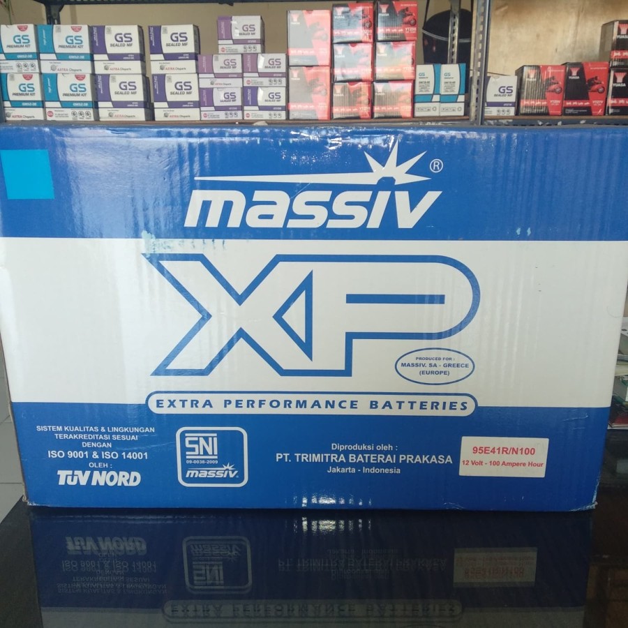 Jual Massiv XP N100 Aki Genset- Excavator PC200 12v 100ah | Shopee Indonesia