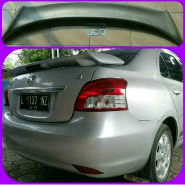 Jual Spoiler atau sayap bagasi model vios TRD ukuran universal bisa ...