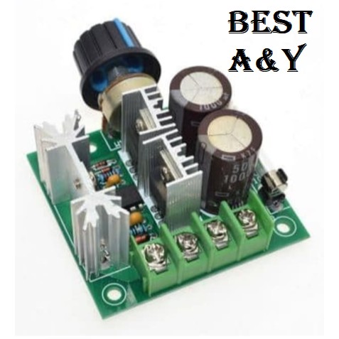Jual PWM DC Motor Pulse Width Modulation Speed Control 12V-40V 10A | Shopee Indonesia