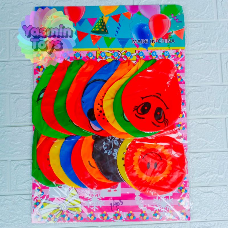 Jual [TERMURAH]satu renteng Balon jumbo / 20pcs balon besar /balon ...