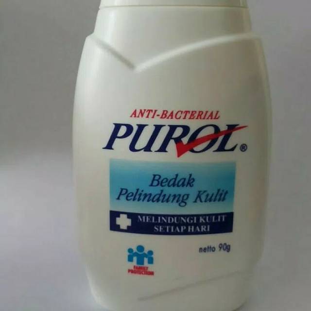 Jual bedak purol biru 90 gram bedak gatal bedak murah | Shopee Indonesia