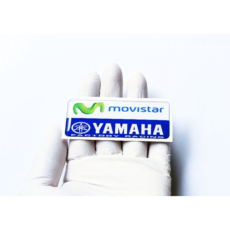 Jual Stiker movistar yamaha emblem sticker lentur variasi motor ...