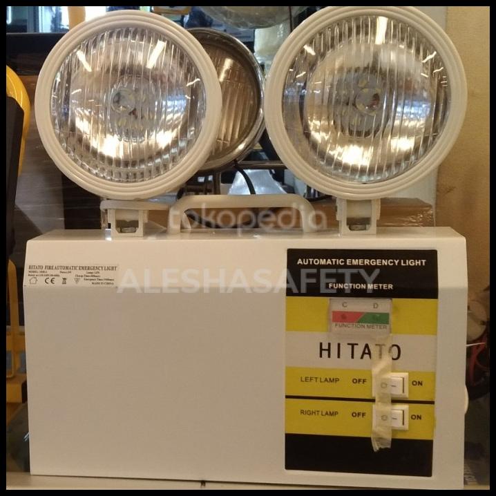 Jual Hitato Fire Automatic Emergancy Lamp/Light 2 Sisi | Shopee Indonesia