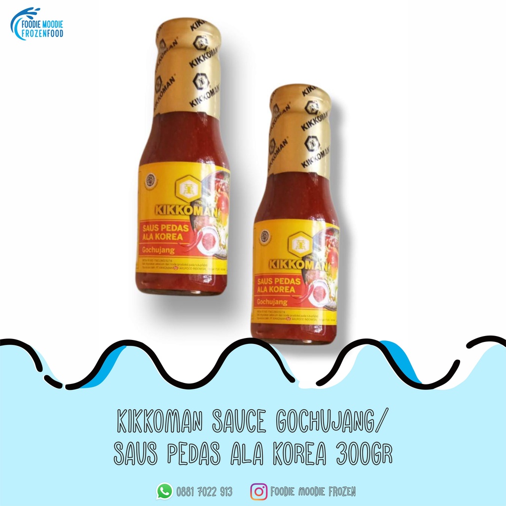 Jual Kikkoman Sauce Gochujang atau Saus Pedas Ala Korea 300gr HALAL ...