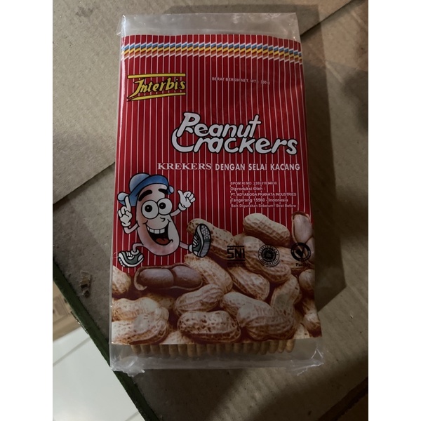 Jual Interbis Peanut Crackers / Biskuit Kacang Interbis | Shopee Indonesia