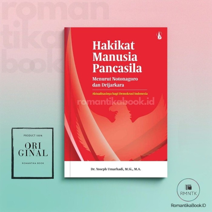 Jual HAKIKAT MANUSIA PANCASILA Menurut Notonagoro dan Drijarkara - Dr ...