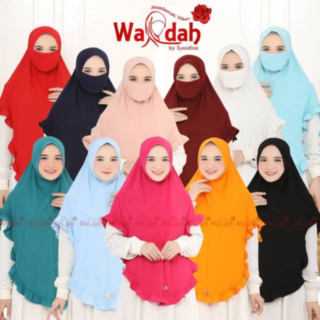 Jual Khimar Humairoh Instan Original By Wardah | Shopee Indonesia