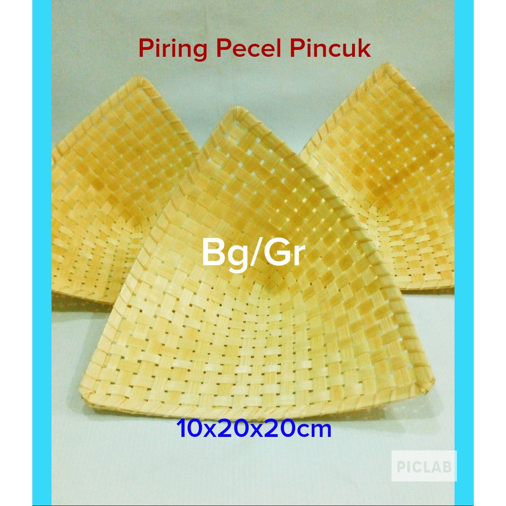 Jual Pecel Pincuk Mini 20cm | Shopee Indonesia