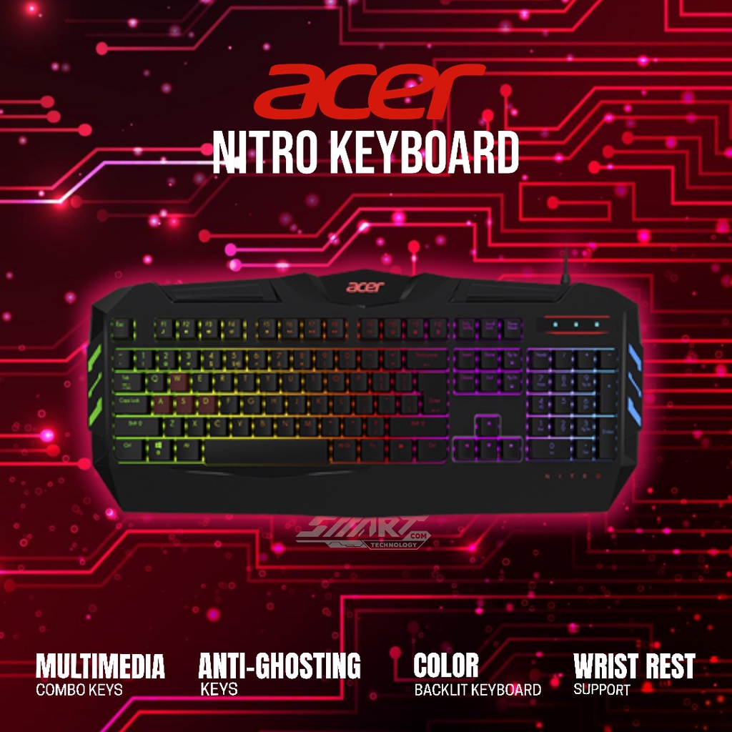 Jual Keyboard Gaming Acer Nitro NKB810 Original | Shopee Indonesia