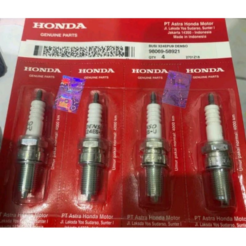 Jual BUSI DENSO X24 EPU9 Honda Tiger GL 100 Pro Max Neotech Megapro CB 100 Scorpio Byson Thunder ...