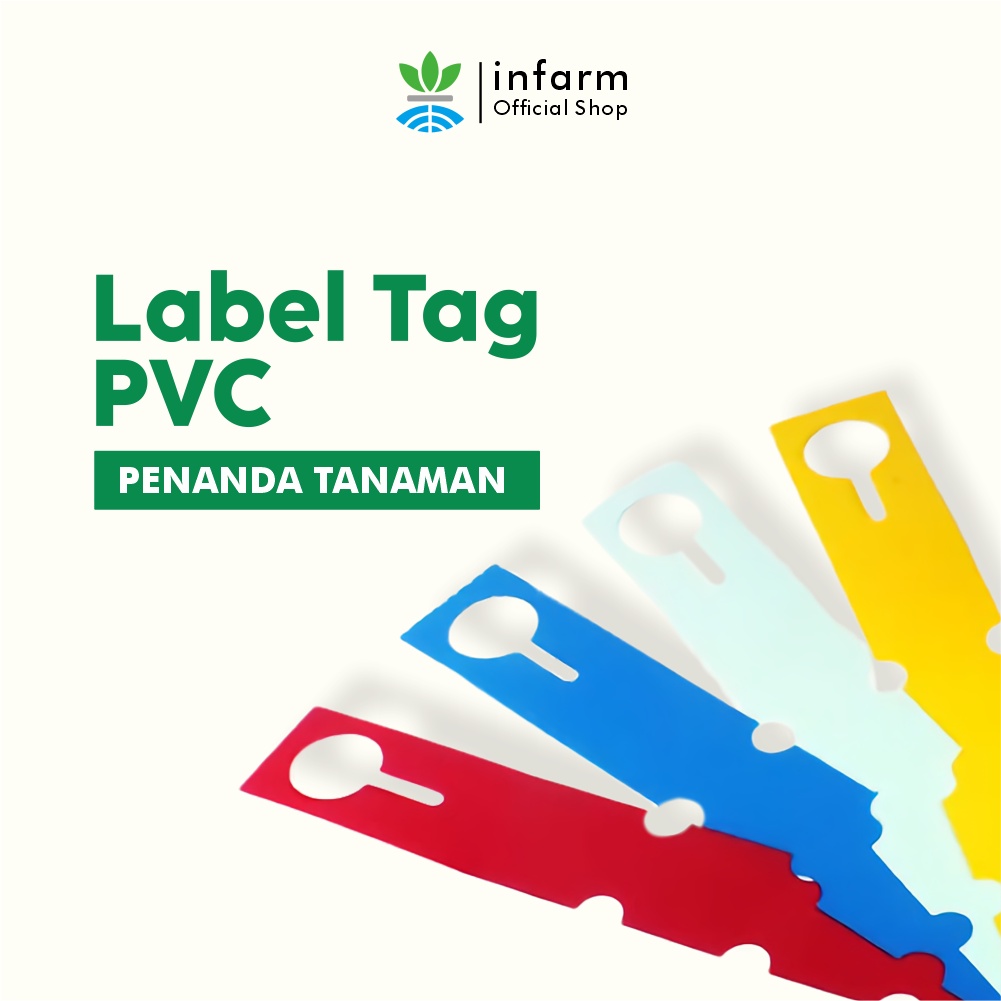 Jual INFARM - Label Nama Tag Nametag Tanaman Slip On PVC Anti Air Tag ...