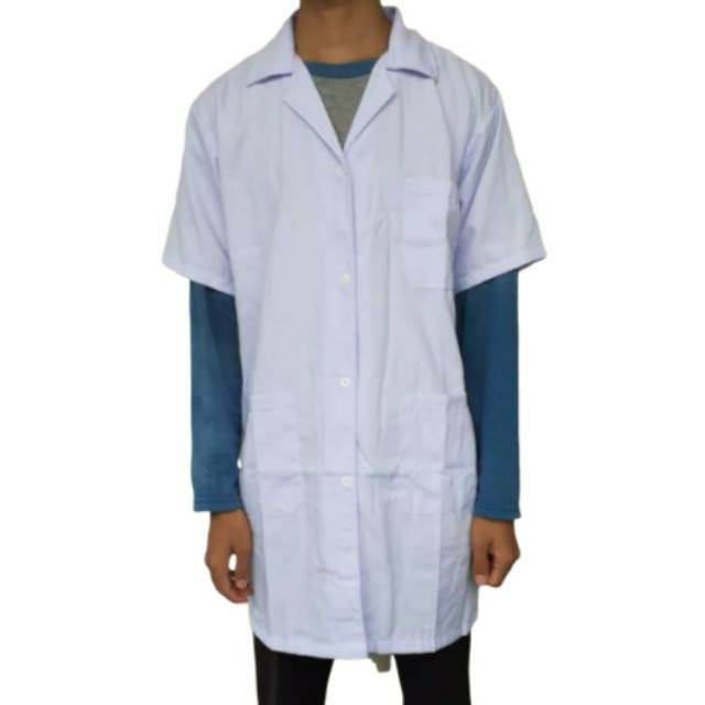 Jual Jas Lab Lengan Pendek Baju Laboratorium | Shopee Indonesia