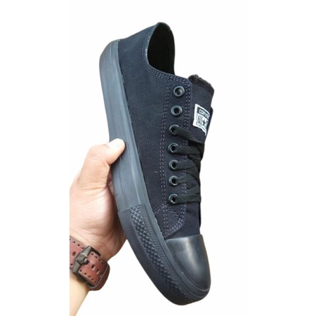 Jual SEPATU PRIA UKURAN JUMBO BIG SIZE 45 46 CONVERSE 70s FULL BLACK ...