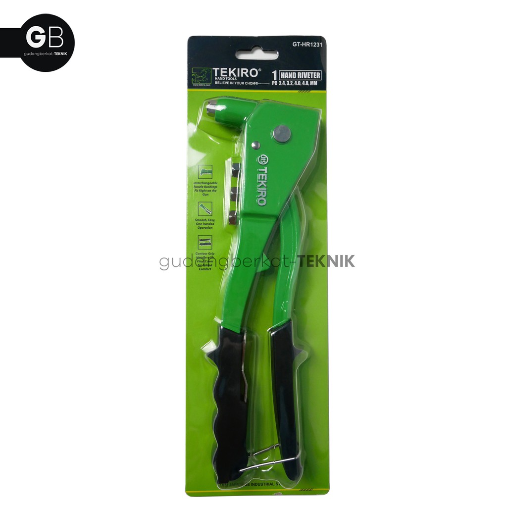 Jual Tang Rivet Hand Riveter TEKIRO GT-HR1231 | Shopee Indonesia