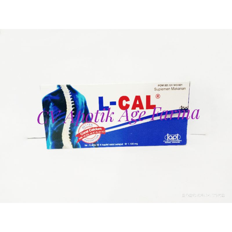 Jual L Cal Kaplet isi 30 (Lapi) | Shopee Indonesia