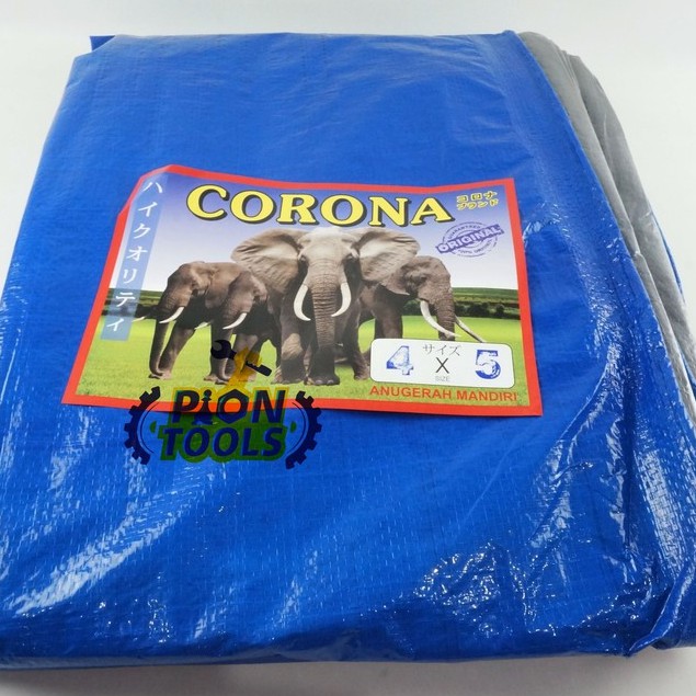 Jual Terpal A3 4x5 Corona 4Gajah b/s Terpaulin Terpal plastik Terpal ...