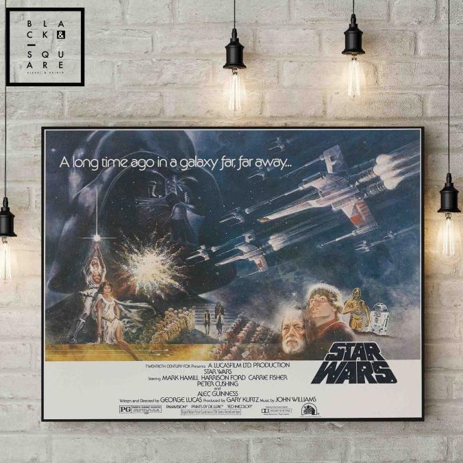 Jual Star Wars Classic - Premium Poster + Wooden Frame - Size A2 ...