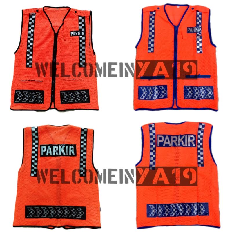 Jual Rompi Parkir Safety Reflektif Oranye - High Visibility | Shopee ...