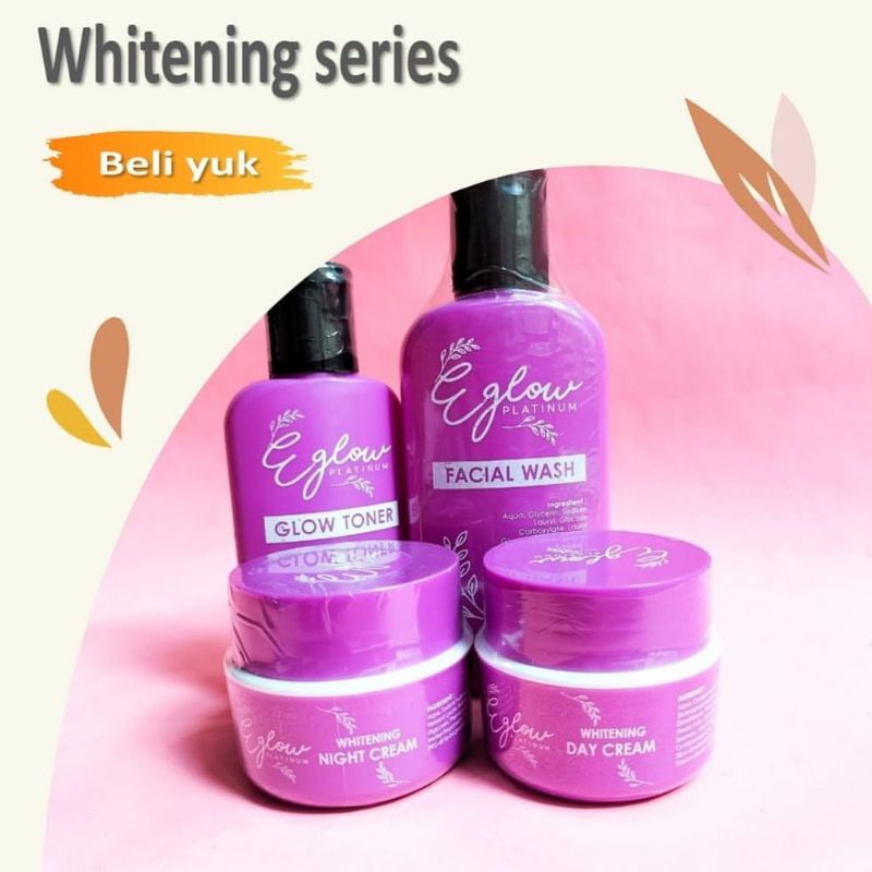 Jual EGLOW PLATINUM PAKET WHITENING ORIGINAL | Shopee Indonesia