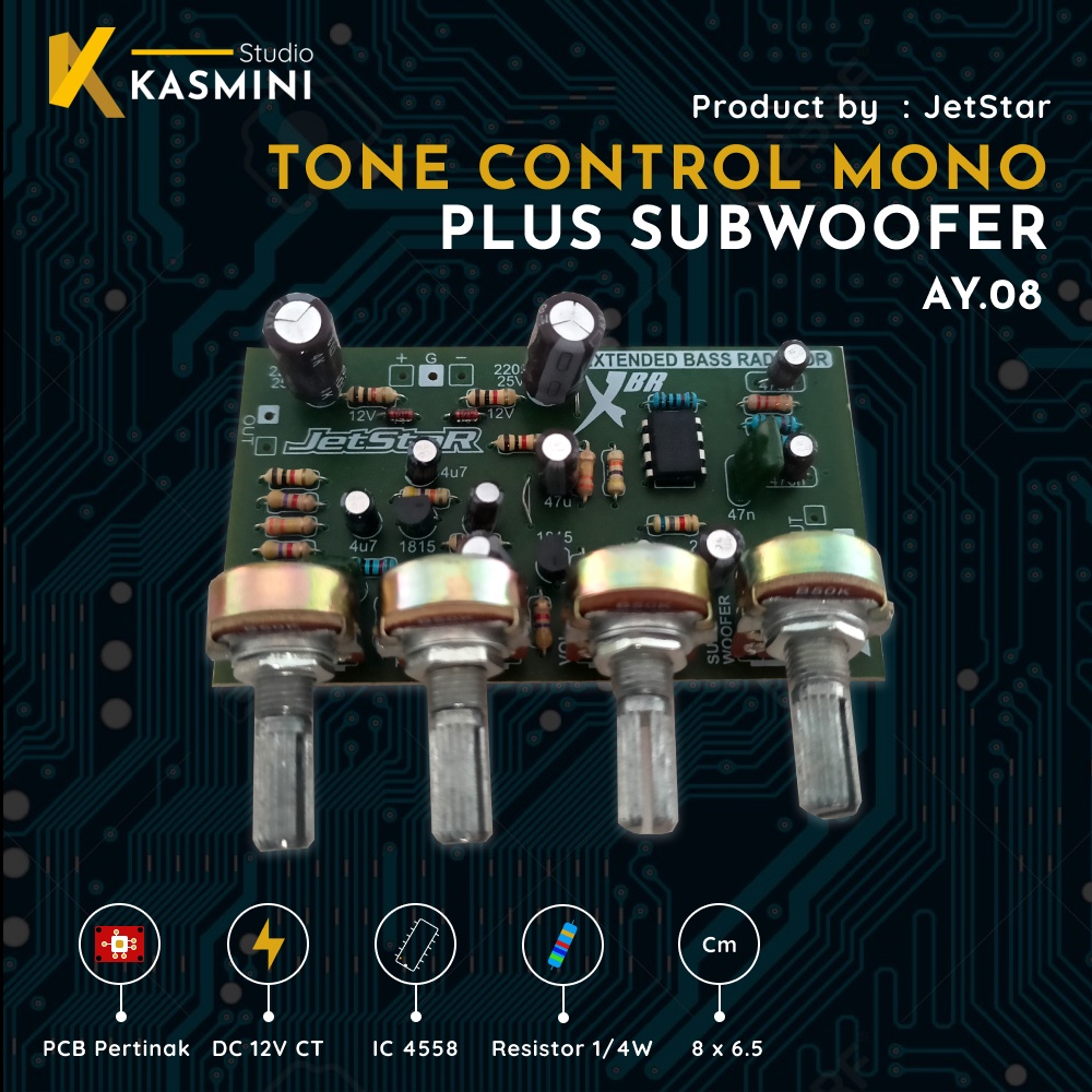Jual Tone Control Mono Plus Subwoofer CT | Shopee Indonesia