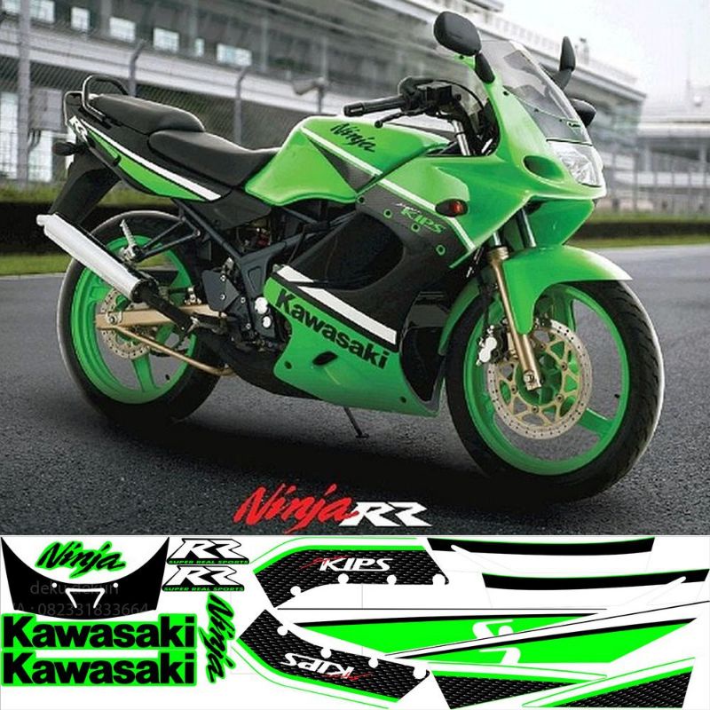 Jual striping ninja rr 2009 / striping ninja rr 2009 hijau / striping ...