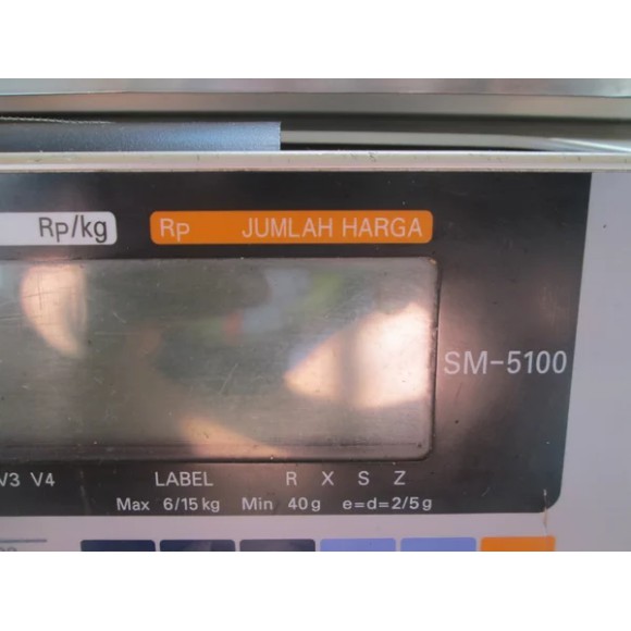 Jual Timbangan Digital DIGI SM-5100B Dengan Print Label supermarket ...
