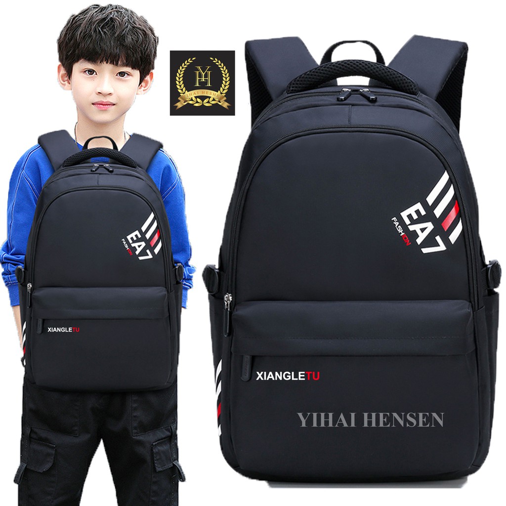 Jual [Y&H] Tas Ransel Pria Backpack Anak Tas Ransel Anak Sekolah Laki-laki SD SMP SMA - YH130 ...
