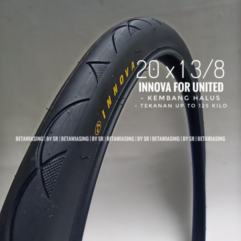 Jual Ban Luar Sepeda 20 x 1 3/8 Ban INNOVA UNITED 20 x 1 3/8 ETRTO 451 Ban Sepeda Lipat | Shopee ...