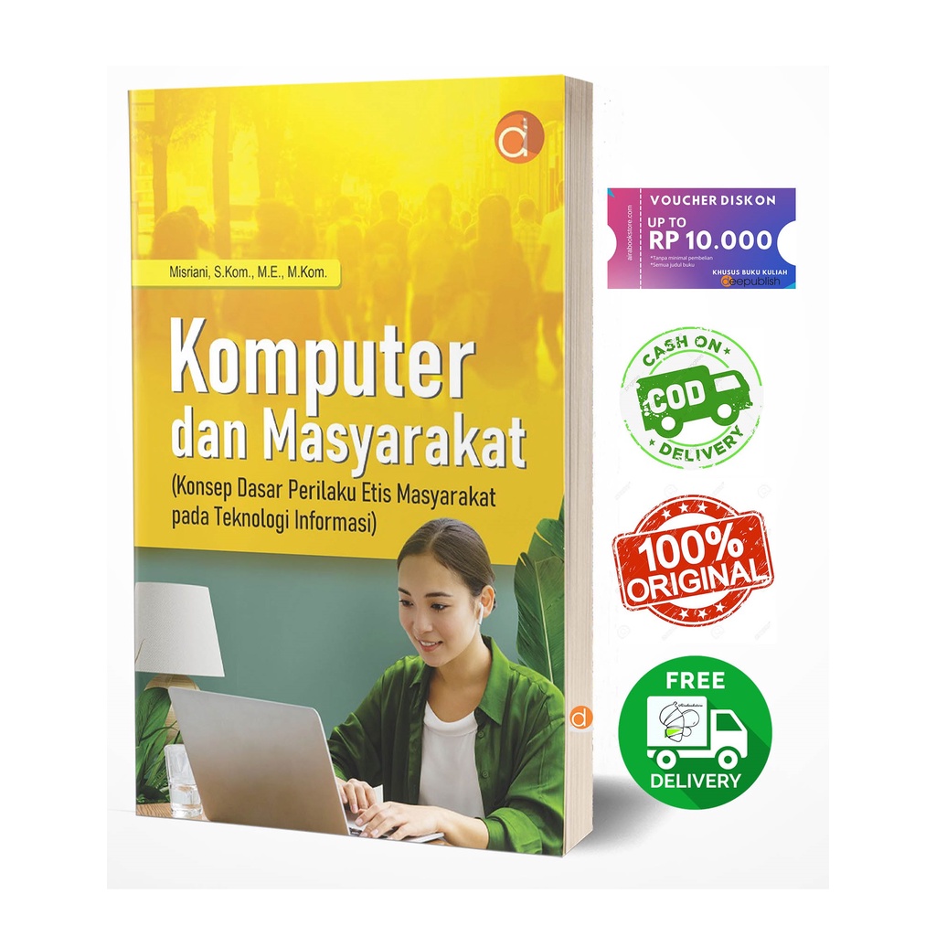 Jual Buku Komputer Dan Masyarakat -DP06306A BUKU ORIGINAL | Shopee ...