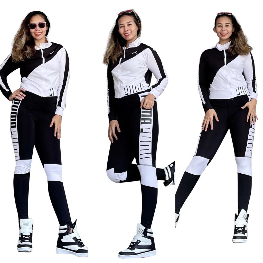 Jual baju senam wanita baju gowes baju senam jaket / SETELAN LEGGING ...