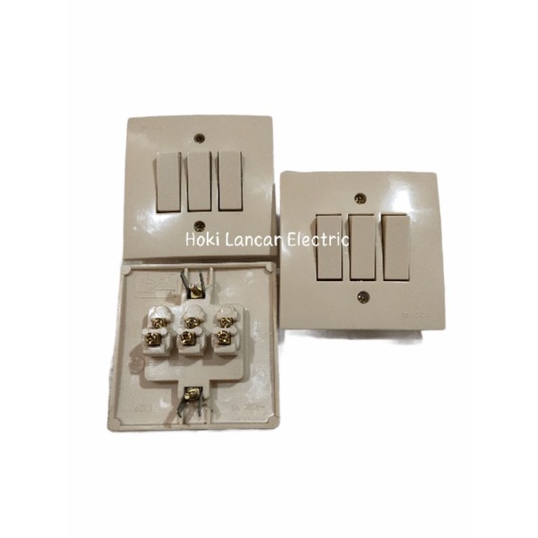 Jual BROCO IB SAKLAR 3 GANG Creambath 6613 TRIPLE SWITCH INBOW | Shopee ...
