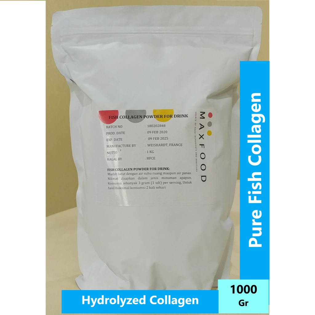 Jual 1 KG - Pure Fish Collagen Peptides / Kolagen Ikan Murni / Marine ...