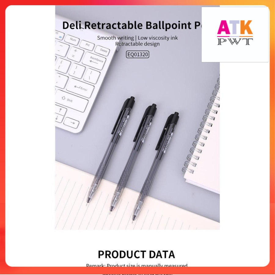 Jual Pulpen / Bolpoint / Pen DELI Q013 Arrow - ATK | Shopee Indonesia