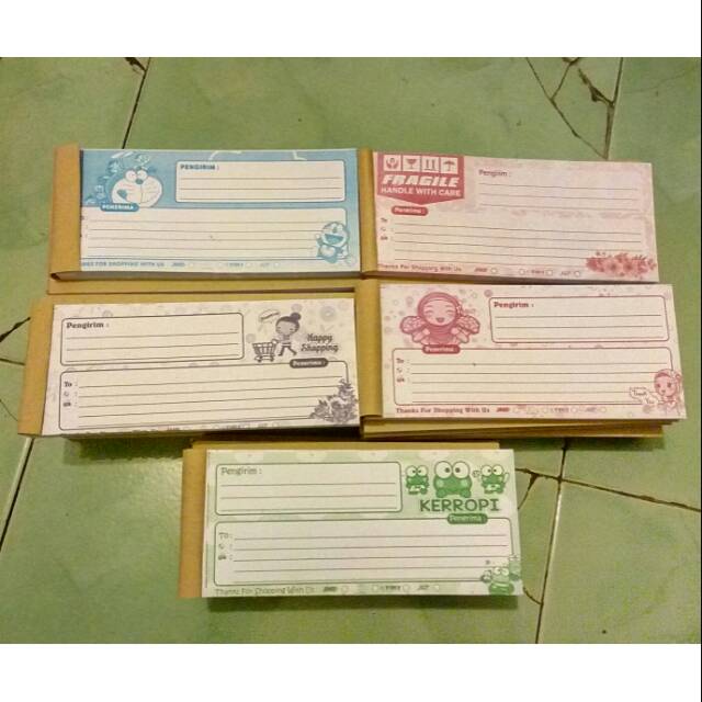Jual Label Pengiriman - Label Online Shop - Label Alamat - Label ...