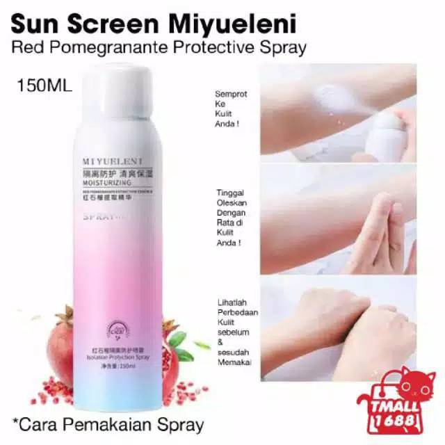 Jual LIFUSHA ORIGINAL SPRAY / MYCREATE ORIGINAL MY CREATE SUNCREEN V7 ...