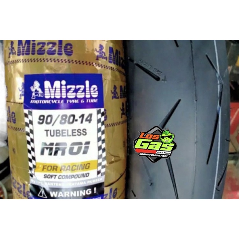 Jual Ban mizzle MR01 90/80 ring 14 soft compound tubles (Harga 1 biji ...