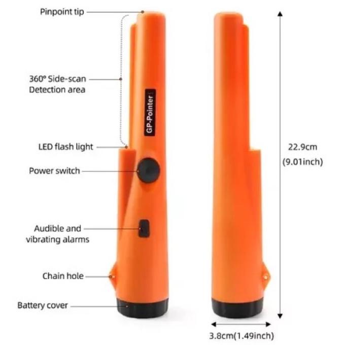 Jual Alat Deteksi Logam Emas Perak Metal Detektor Gp Pointer Pinpoint ...
