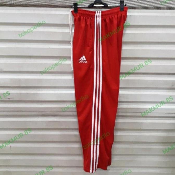 Jual Pakaian Olahraga Pria Celana Training Merah Lis Putih Adidas ...
