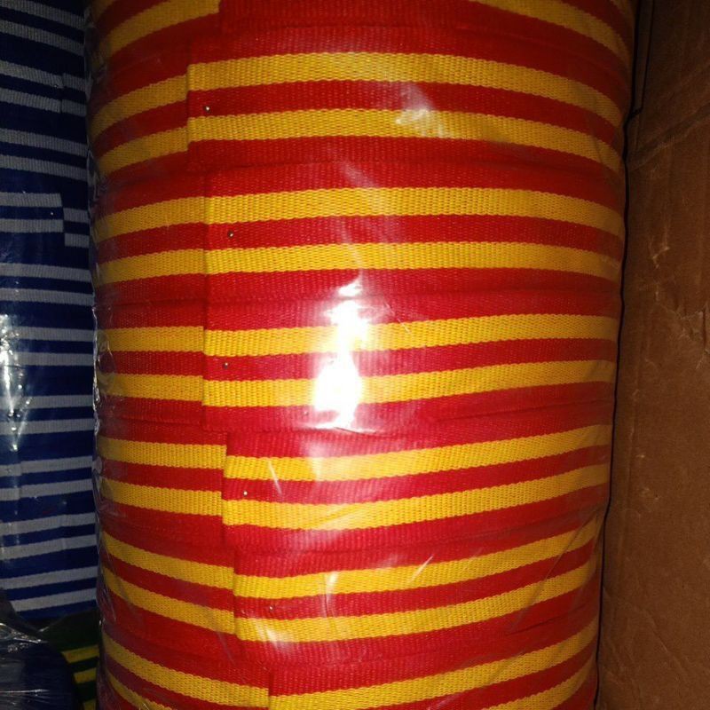Jual TALI MEDALI ROLL-AN TALI WEBBING TAPE ROLL UK 3,5 CM X 50 YARD ( ± ...