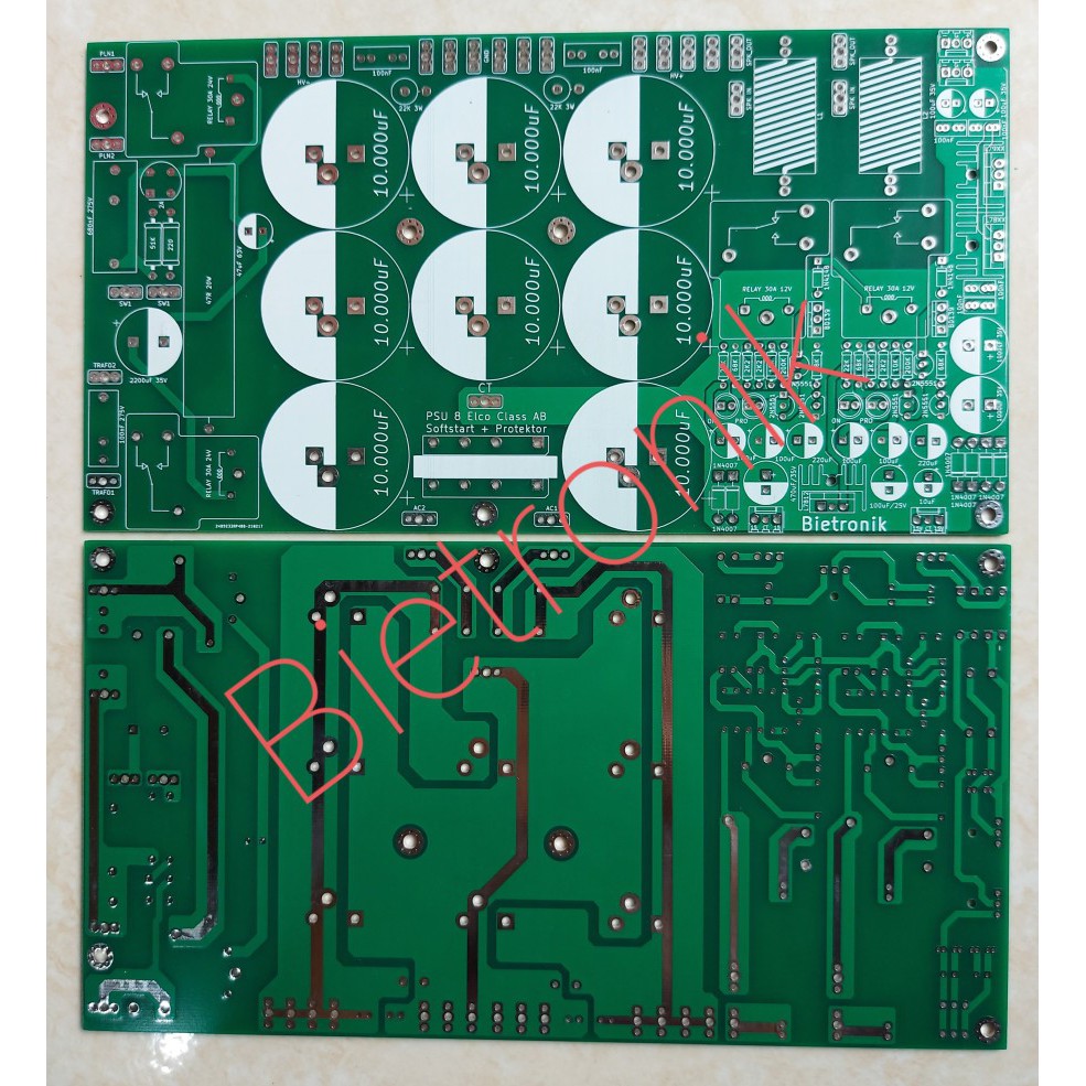 Jual Pcb Psu 8 Elco Class Ab Softstart Protektor Dauble Layer Shopee