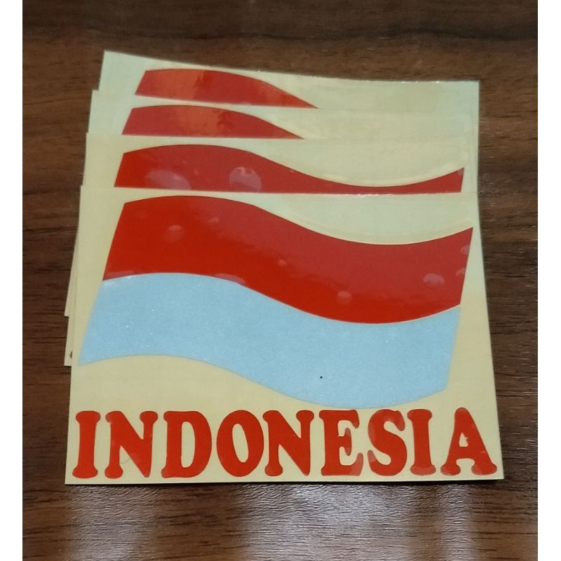 Jual BENDERA INDONESIA STICKER CUTTING STIKER BENDERA INDONESIA ...