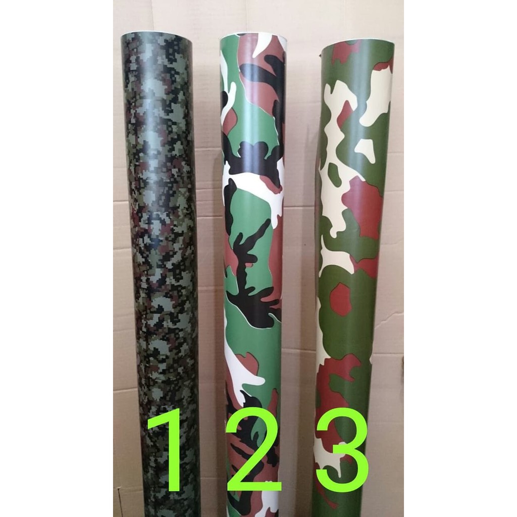 Jual STIKER STICKER ARMY LORENG CAMOUFLAGE 100cm x 152 cm | Shopee ...
