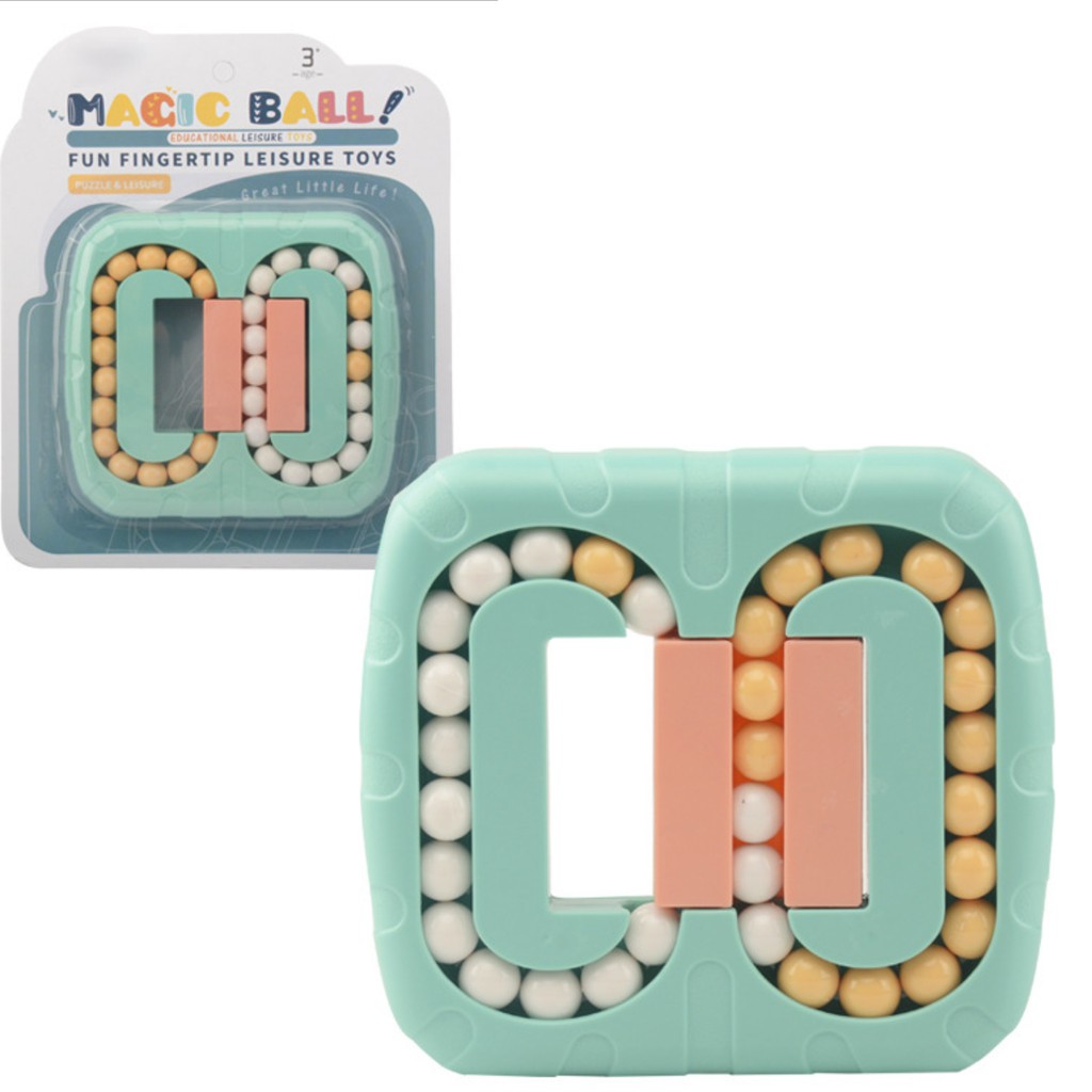 Jual MAGIC BALL Rotating Magic Bean Toy Cube Spinner Mainan Edukasi ...