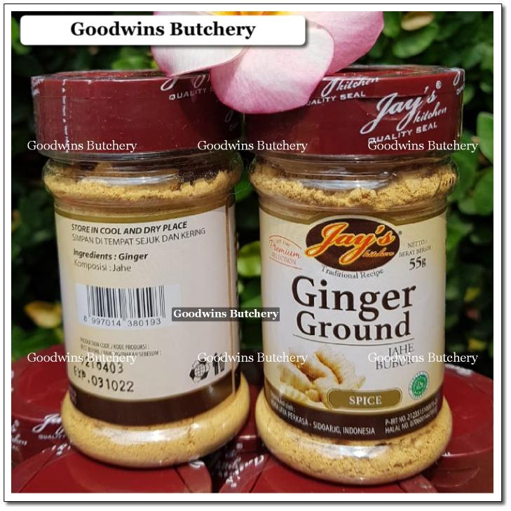 Jual GINGER GROUND jahe bubuk Jay's 55g JAYS | Shopee Indonesia