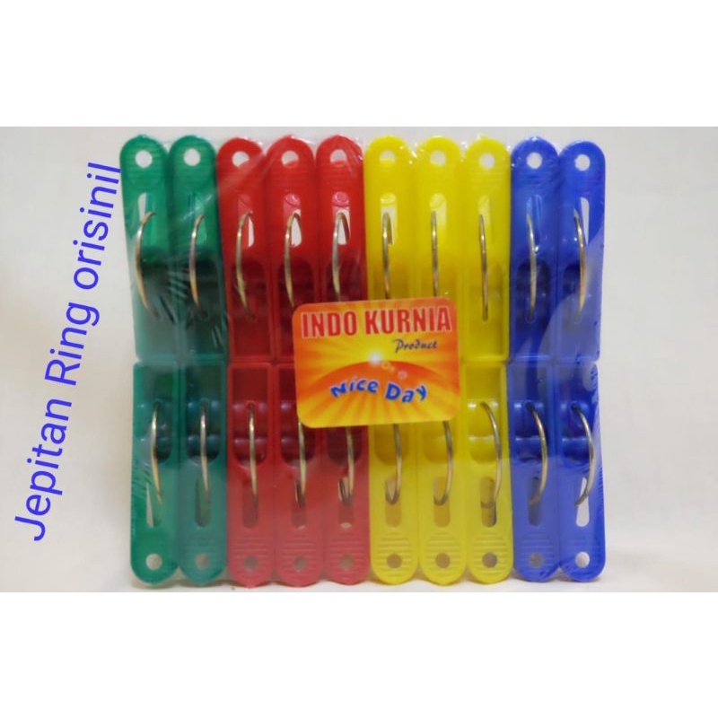 Jual 20 pcs Jepitan baju ring orisinil super INDOKURNIA - Laundry clip ...