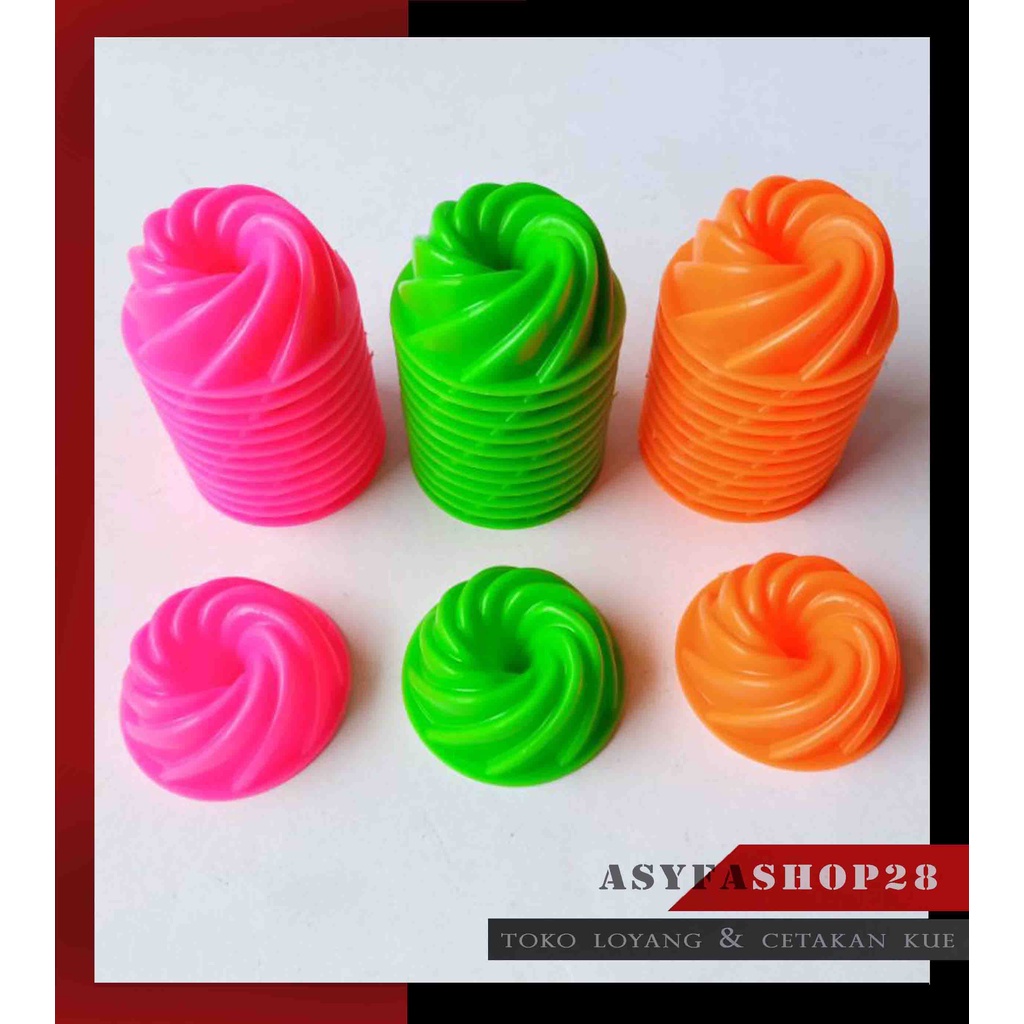 Jual Cetakan Jelly | Cetakan Jelly Twister 1 Lusinan | Shopee Indonesia